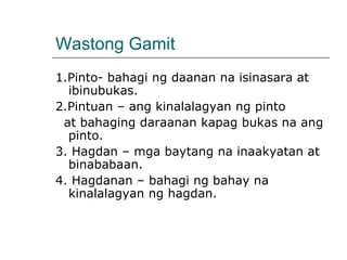 Wastong gamit kwis | PPT