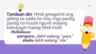 Wastong Gamit ng mga Bantas.pptx