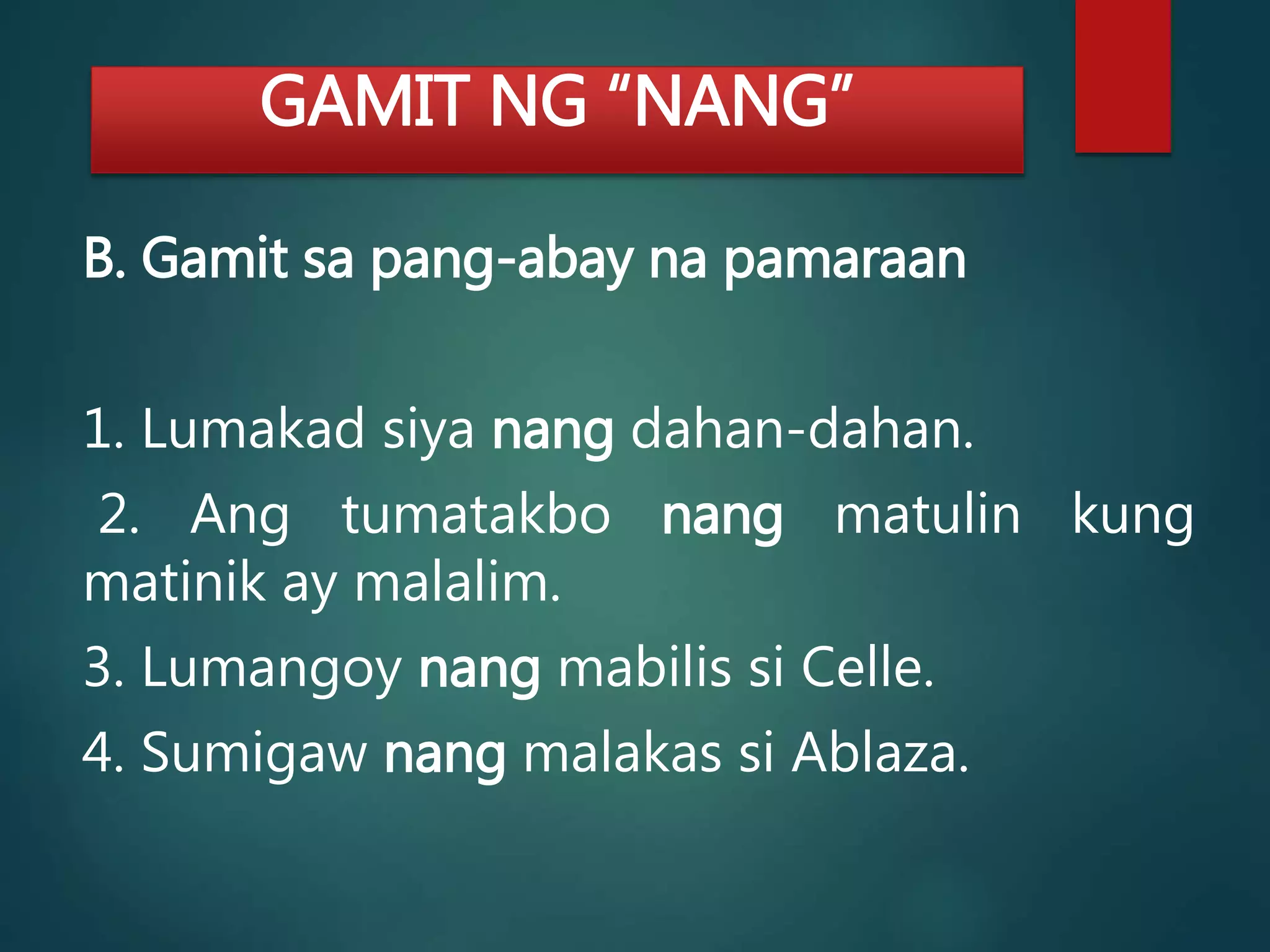 Wastong Gamit ng mga Salita | PPTX
