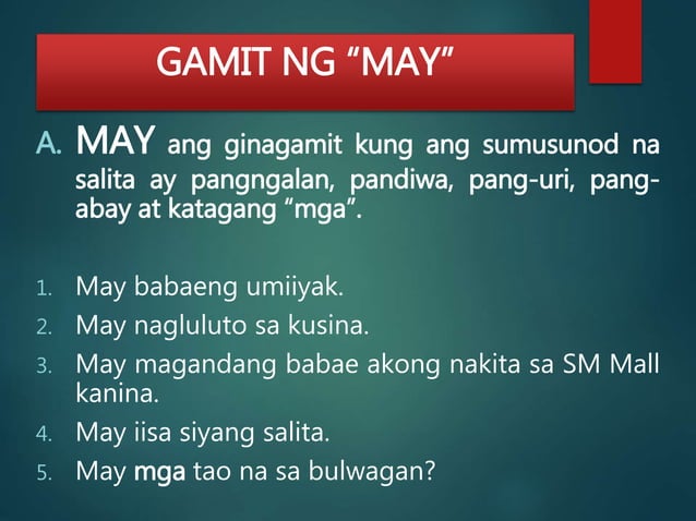 Wastong Gamit ng mga Salita | PPTX
