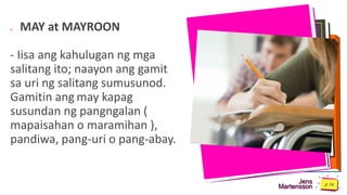 Wastong gamit ng mga salita 1 | PPTX