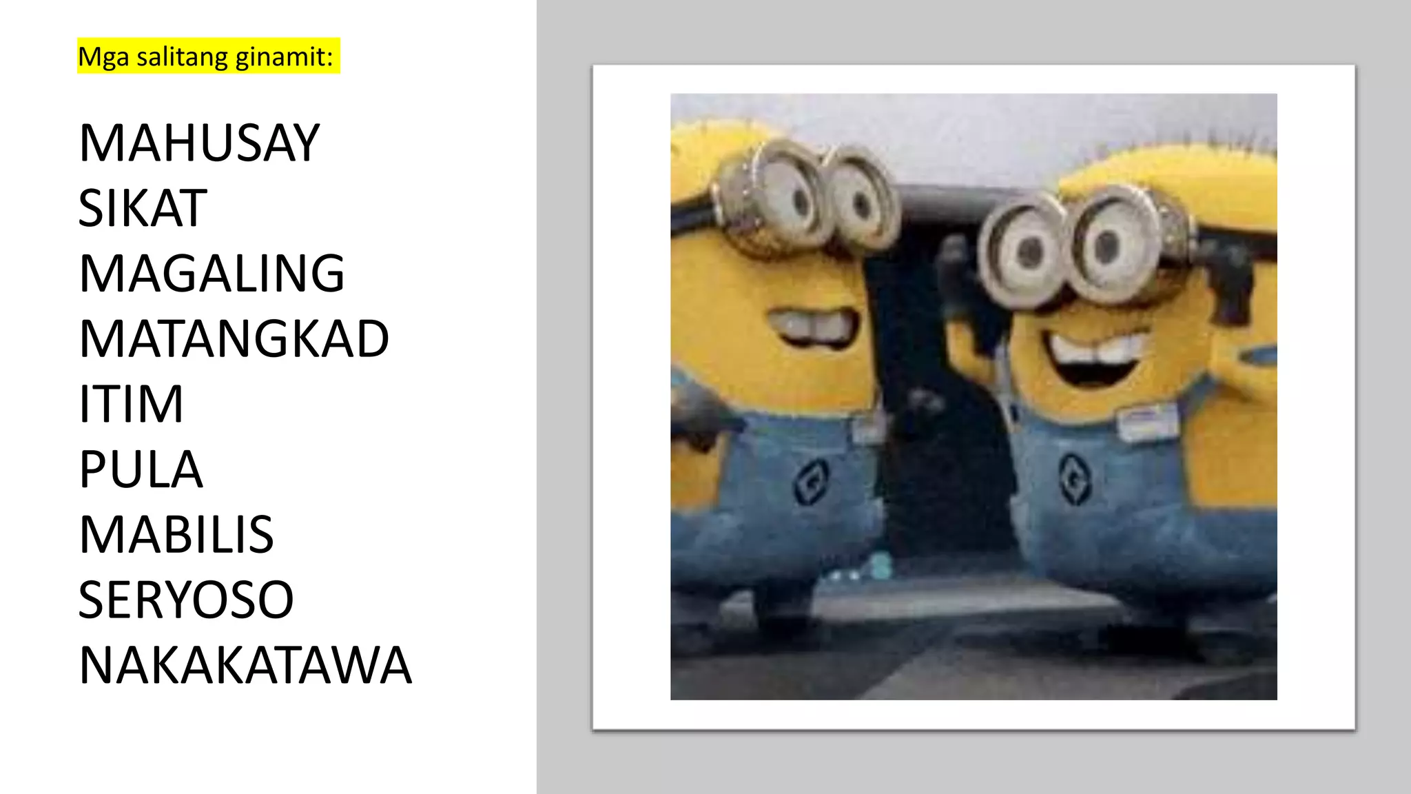 Wastong gamit ng mga salitang naglalarawan.pptx