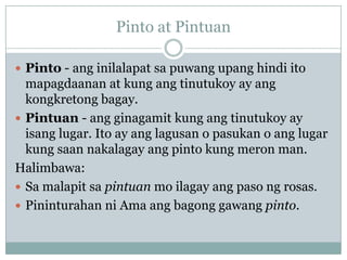 Wastong gamit ng salita | PPTX