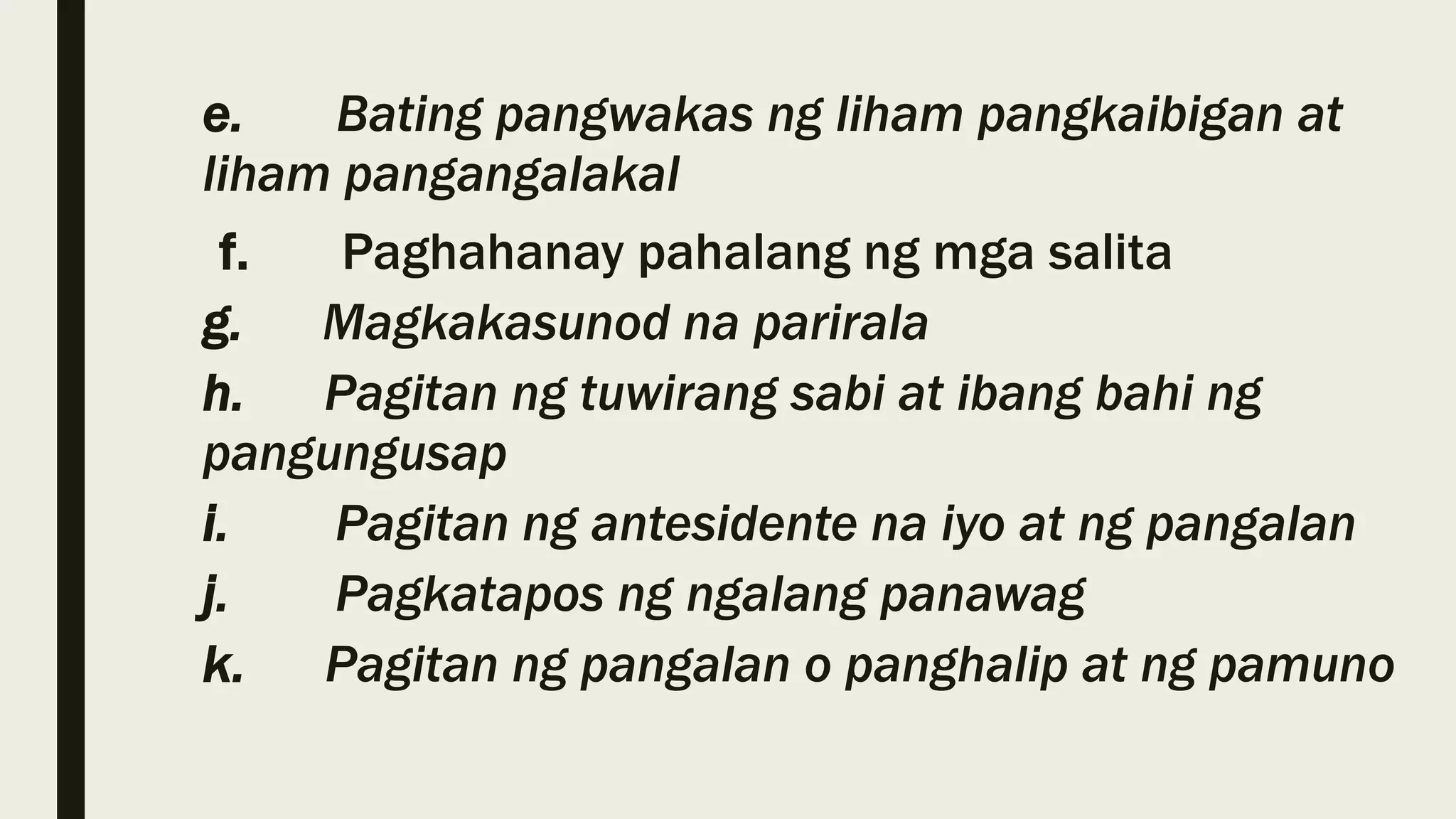 Wastong paggamit ng mga bantas | PPTX