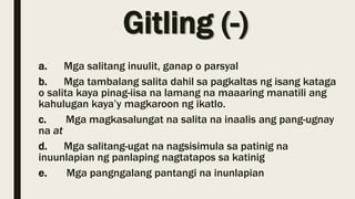 Wastong paggamit ng mga bantas | PPTX