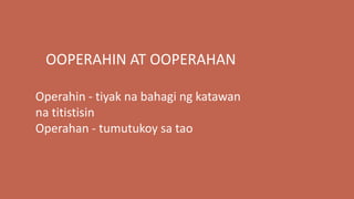 Wastong paggamit ng mga salita 2 | PPTX