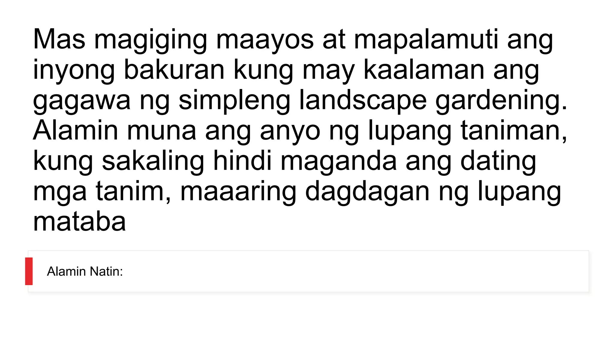 EPP IV - Agriculture | PPTX