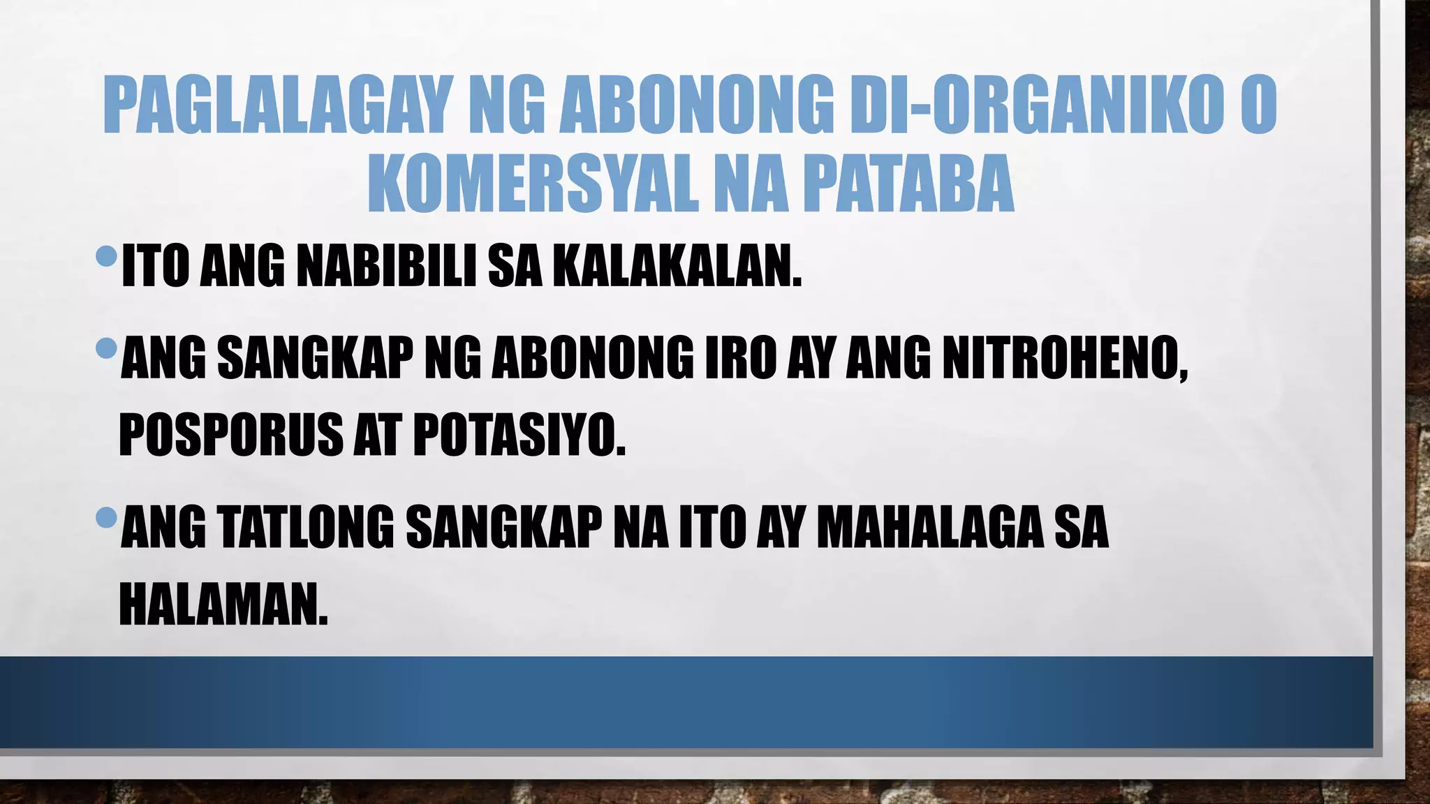 Wastong Pangangalaga sa Lupa | PPTX