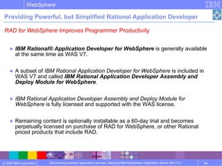 Websphere Application Server v7 | PPT