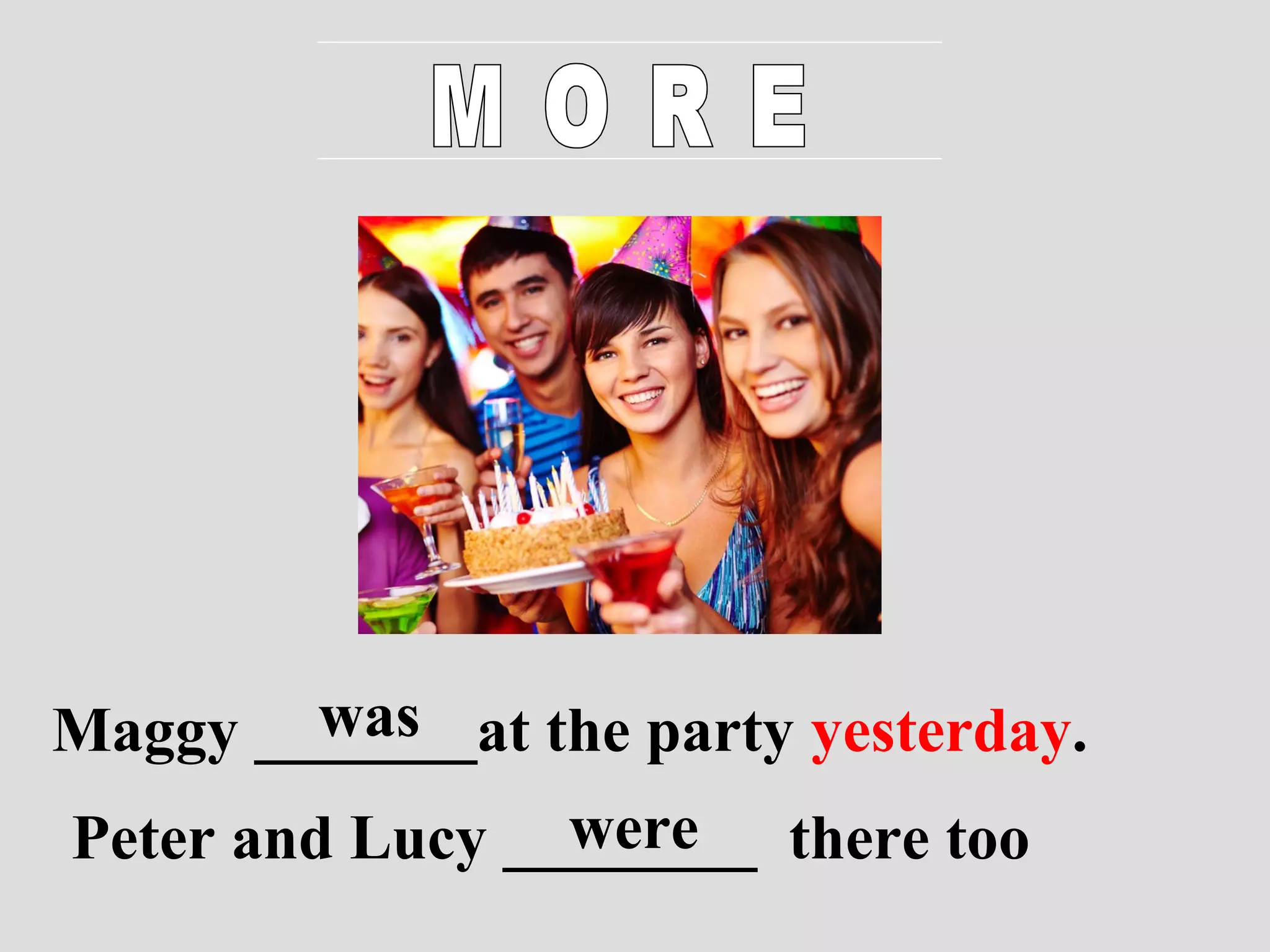 Past of the Verb to be - Was/ Were | PPT