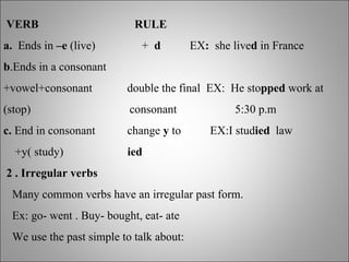 Was, Were(Past Simple) | PPT