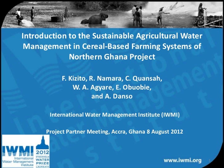Agricultural Water Management