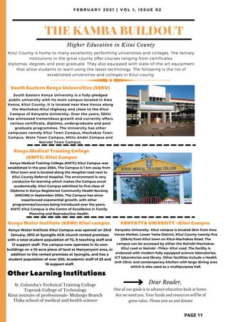 Wasya Wa Mukamba February Edition | PDF