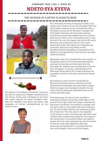 Wasya Wa Mukamba February Edition | PDF