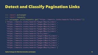 Python Packages for Web Data Extraction and Analysis | PPT