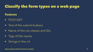 Python Packages for Web Data Extraction and Analysis | PPT
