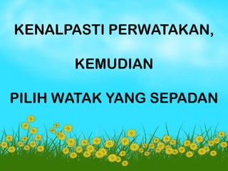 JERIJI KASIH : Watak dan perwatakan | PDF