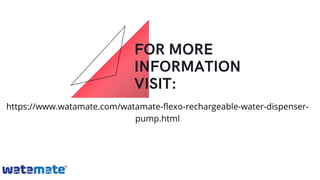 Watamate water dispenser | PPTX
