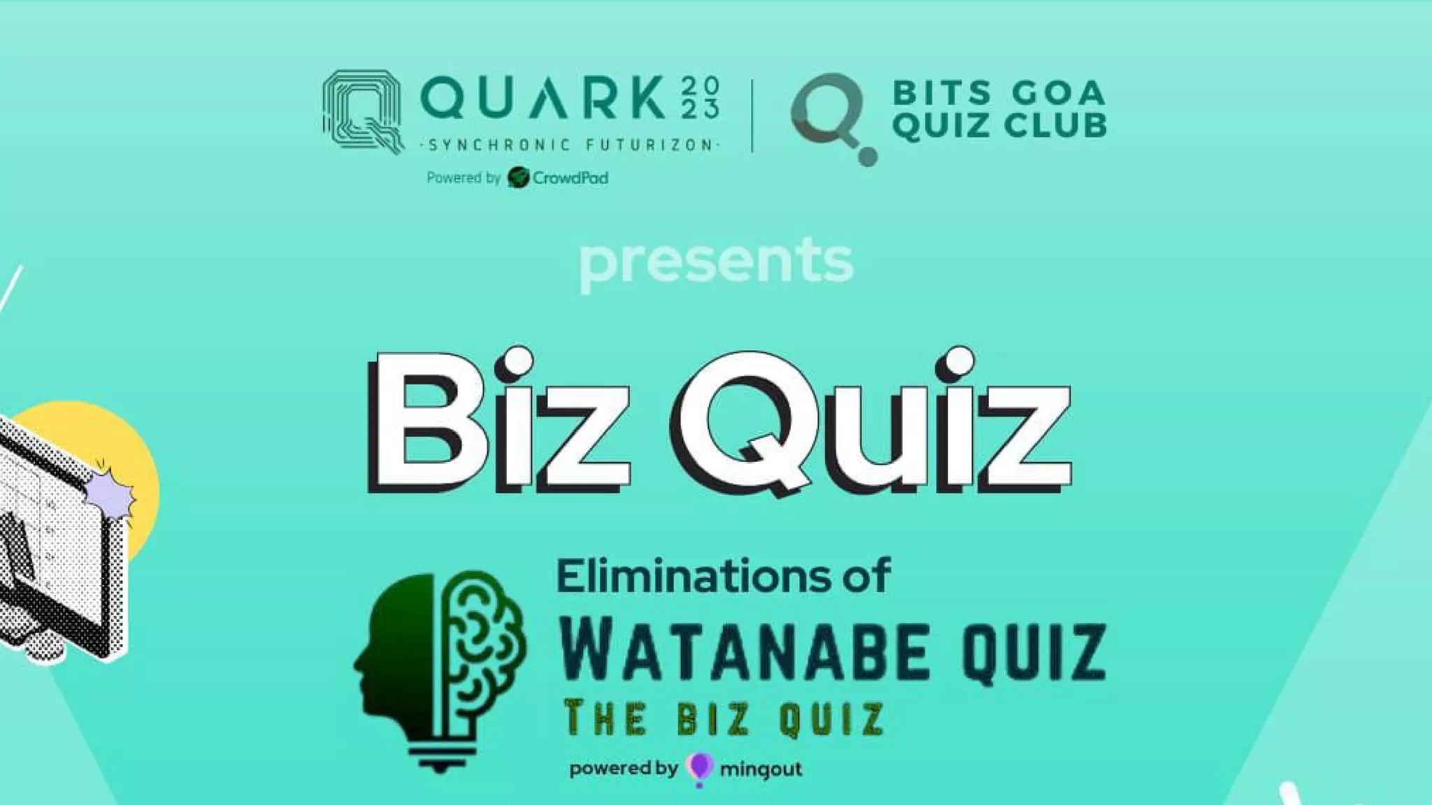 Watanabe Bizquiz Goa Prelims | QM Harsh Singh | Quark 2023 | BITS ...