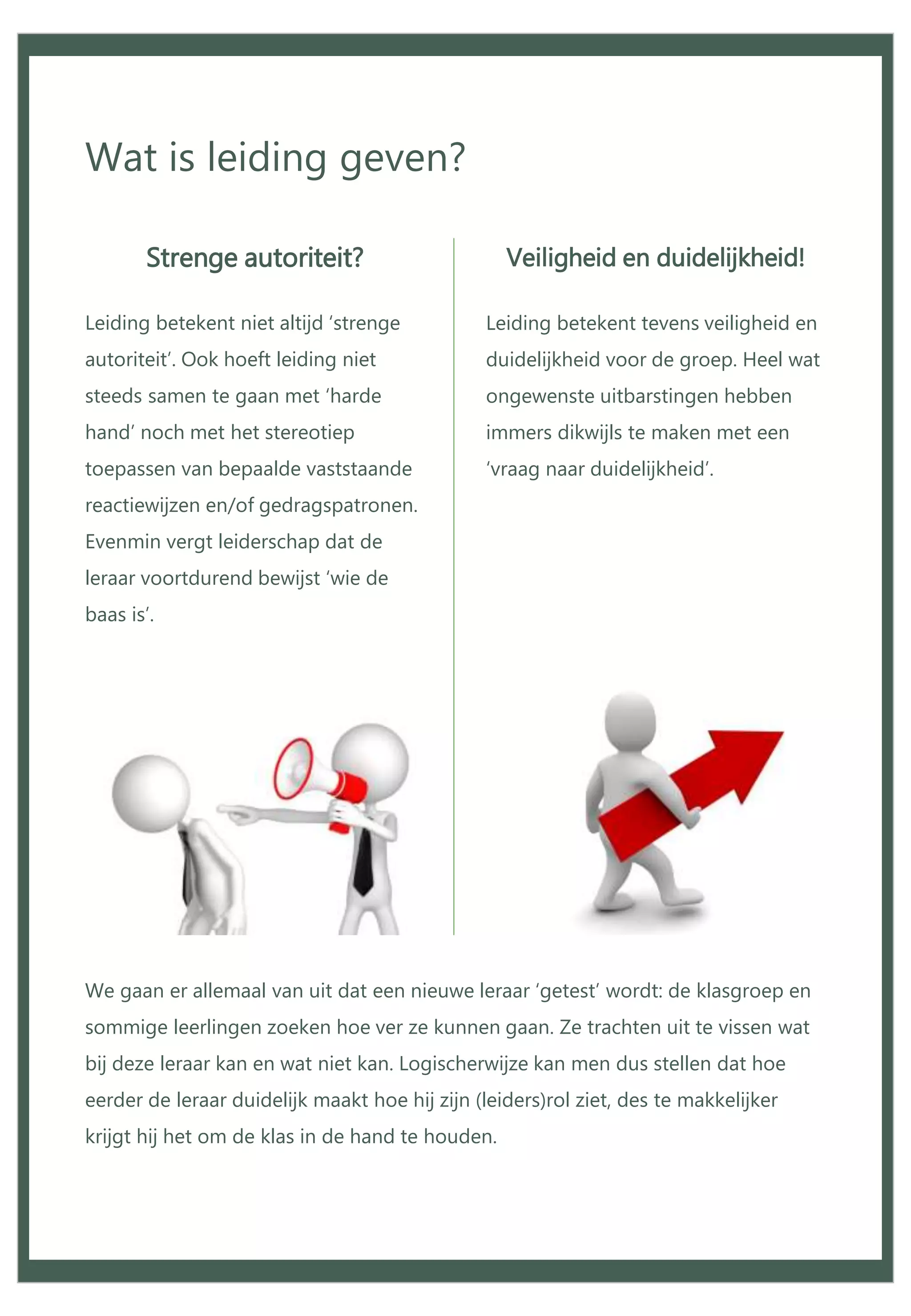 Wat betekent leiding geven | PPTX