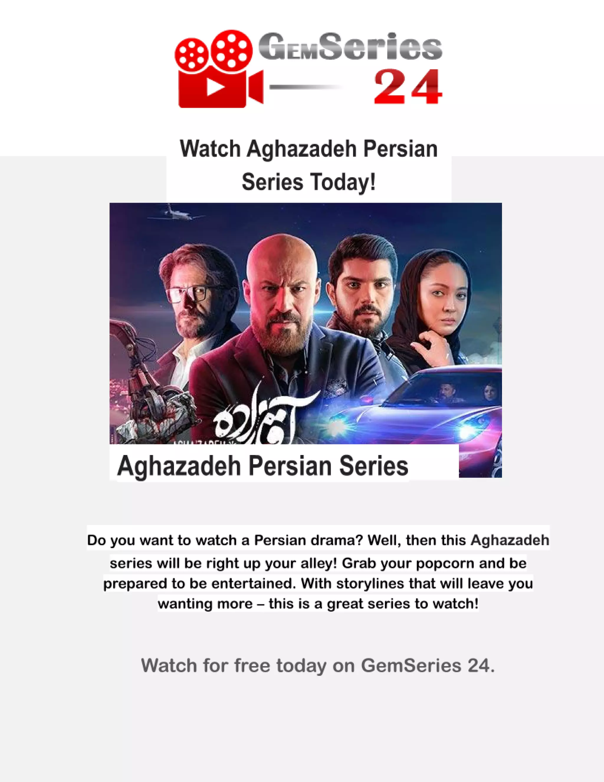 Watch Aghazadeh Persian Series Today! | PDF