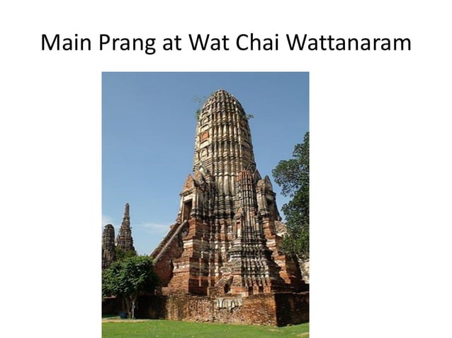 Wat Chai Wattanaram.pdf presentation file | PPT