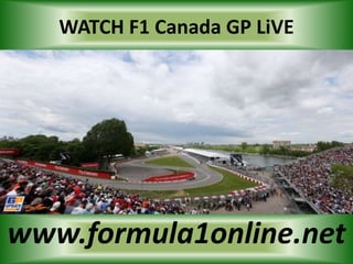Watch f1 live tv coverage | PPTX