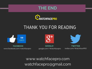 WatchfacePRO - How to make your own watchface | PDF | Operating Systems | Computer Software and ...