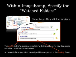 Folder Watching For Automated Document Capture, Batch Scanning | PPTX