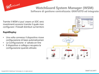 WatchGuard: il Best of Breed Unified Thread Management Firewall | PPT