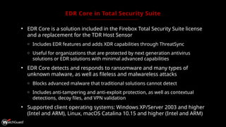 Introduccion en Watchguard EDR Core Total Security | PPTX