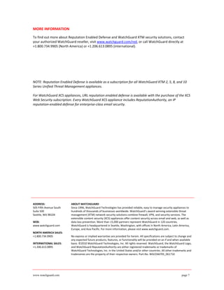 Watch Guard Reputation Enabled Defense (White Paper)Dna | PDF