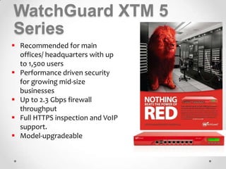 Watchguard short introduction | PPTX