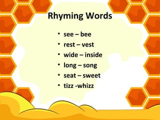 English KSSR year 5 poem (Watching a bumble bee) | PPT