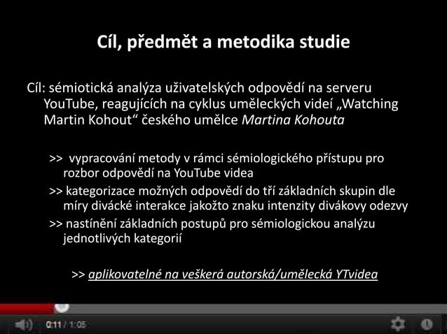 Watching Watching Martin Kohout | PPTX