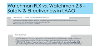 Watchman FLX vs first generation watchman.pptx