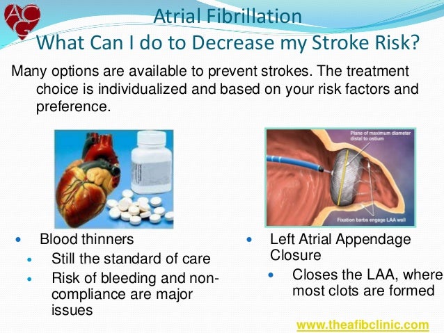 Watchman Device as an alternative to reduce strokes in patients with
