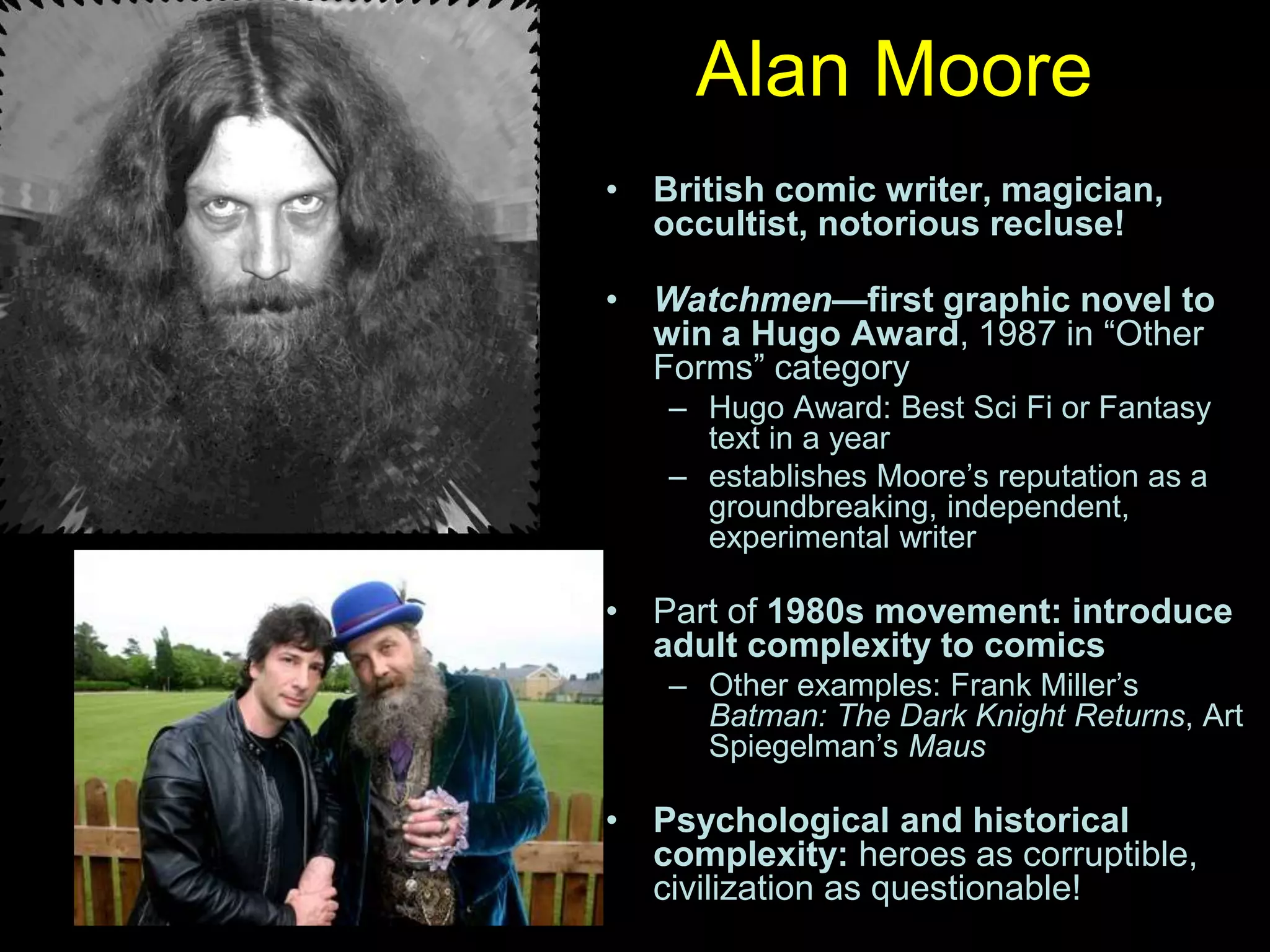 Watchmen by Alan Moore: Introduction and context | PPT