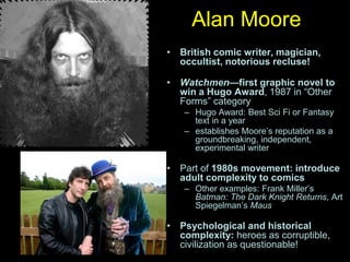 Watchmen by Alan Moore: Introduction and context | PPT