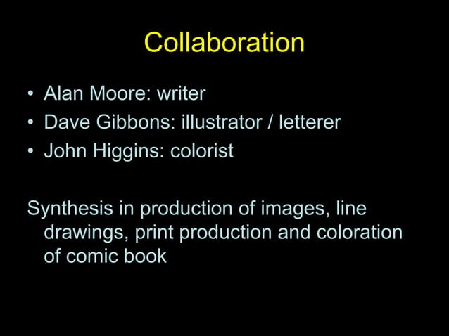 Watchmen by Alan Moore: Introduction and context | PPT | Comics and ...