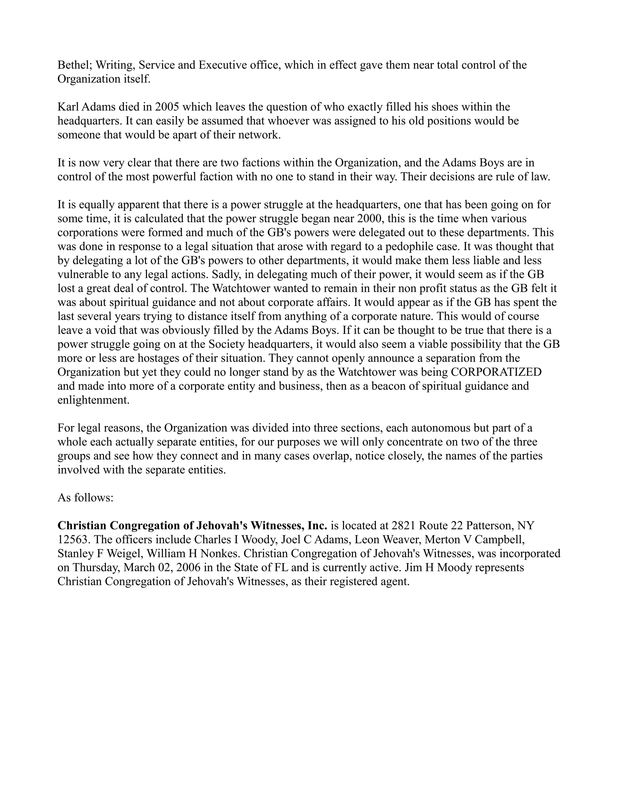 Watchtower analysis | PDF