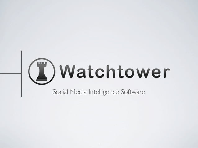 Watchtower overview | PPT