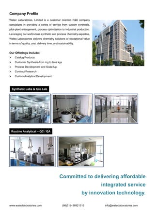 Watec laboratories product list2018 | PDF | Free Download