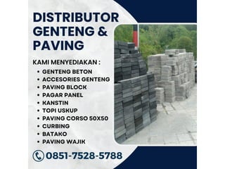 Vendor Macam Macam Bentuk Paving Block Kota Malang | PPT