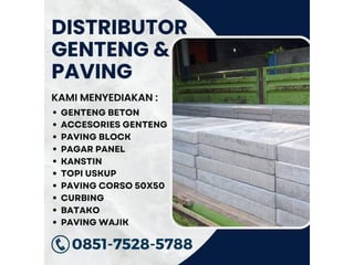 Produksi Ukuran Paving K300 Melayani Pasuruan | PDF