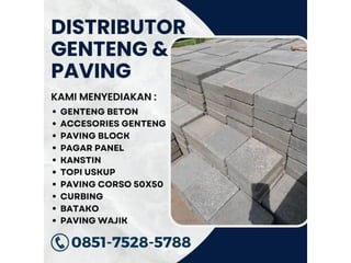 Produsen Harga Paving Block Tebal 8 Cm Kota Malang | PDF