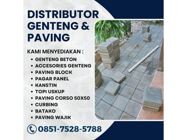 Agen Harga Jenis Paving Block Kota Batu | PPT