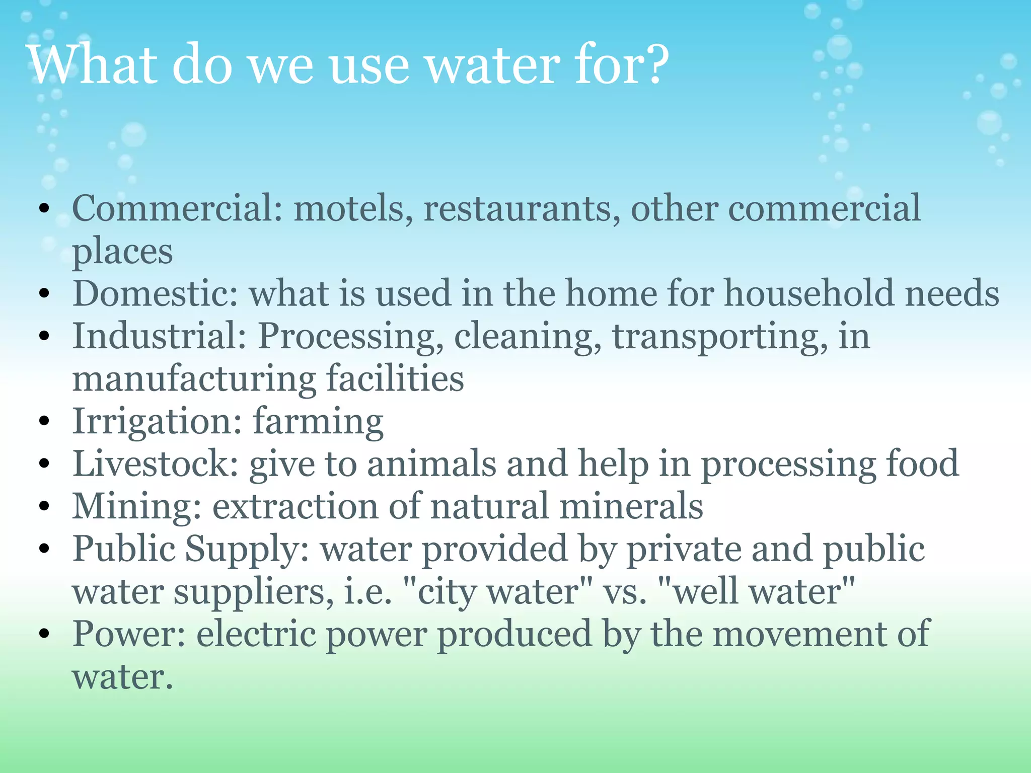 Water | PPT | Indoor Environmental Quality | Home & Garden