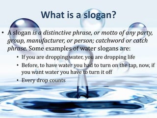 Water | PPSX | Water Services | Home Utilities