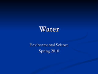 Water | PPT